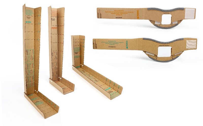Disposable folding splints (carton)