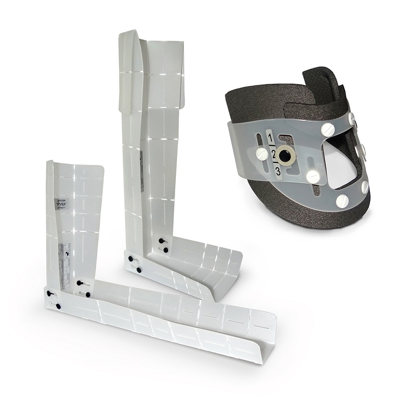 Reusable folding splints (plastic)