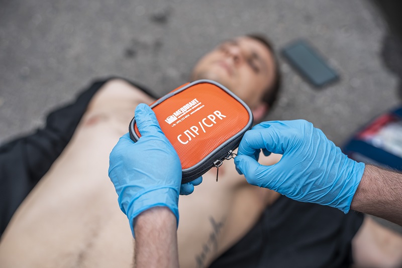 Training simulator: CPR efficiency indicator "TEMP"